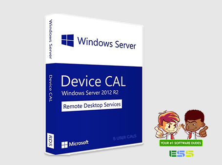Windows Server 2012 Remote Desktop - 5 User CAL | Secure Remote Access